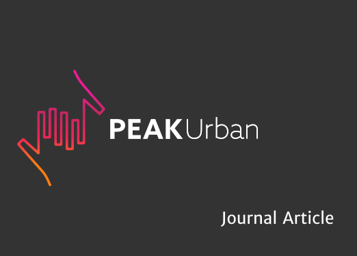 Spatiotemporal Modeling Of Urban Growth Using Machine Learning Peak Urban